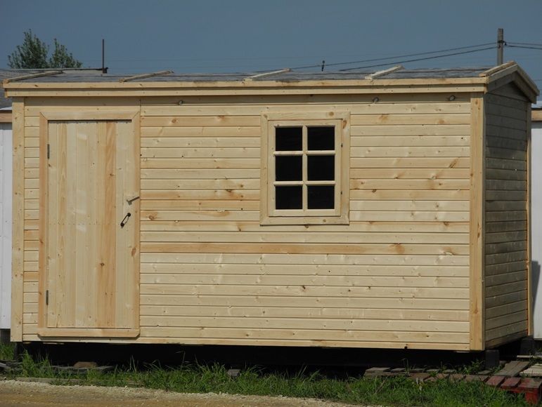 Бытовка садовая 2.3х4.0м., цена в Санкт-Петербурге от компании Строй-Рус